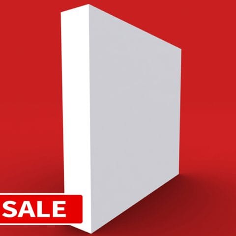 Square Edge MDF Skirting - Skirting King