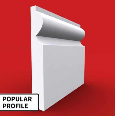 Torus Skirting Board - Our Torus Profile Available In A Range Of Sizes