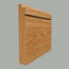 Single Step V Grooved Oak Skirting - Skirting King